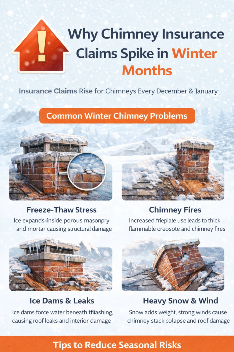 Why Chimney Insurance Claims Spike in Winter Months - Certified Chimney NY
